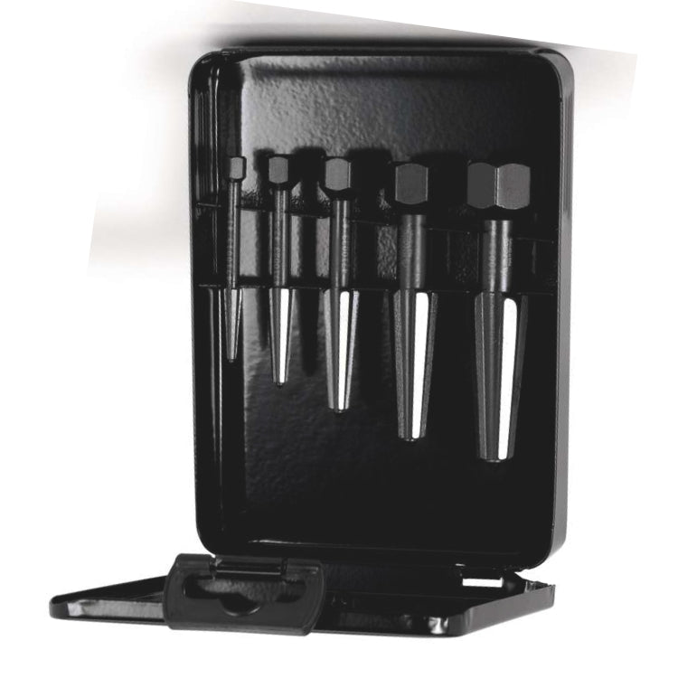 Rennsteig | 471 901 3 | Screw Extractor Set 5pc + Metal Case